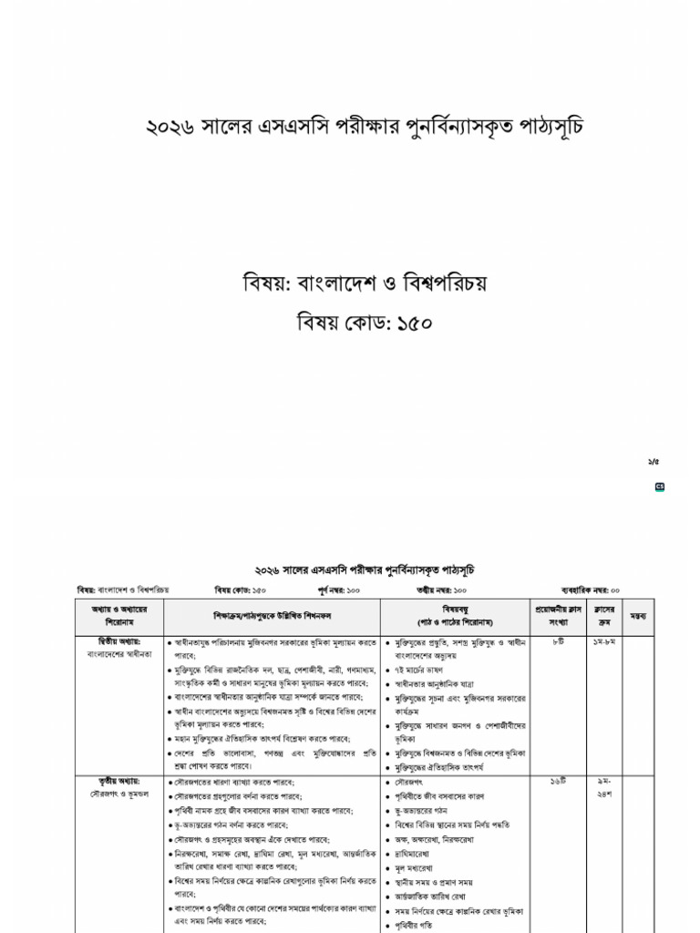 BGS SSC 2026 | PDF