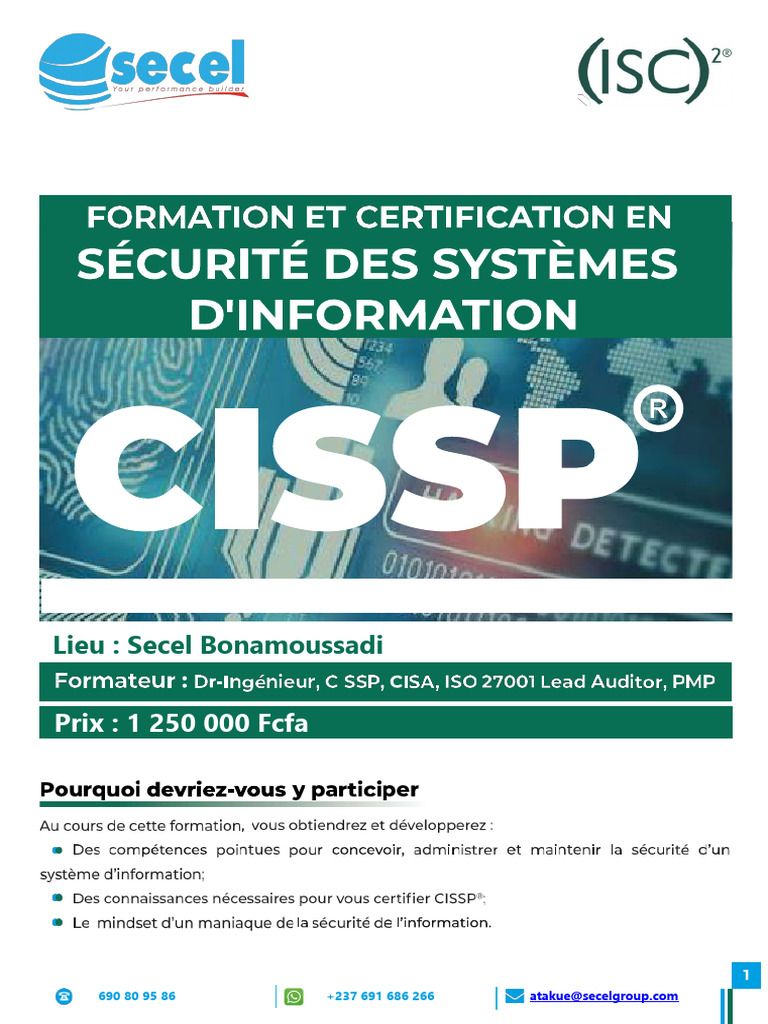 Brochure CISSP | PDF