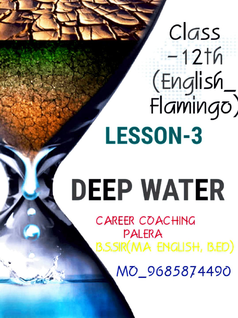 Class - 12th (English - Flamingo - Lesson-3) | PDF