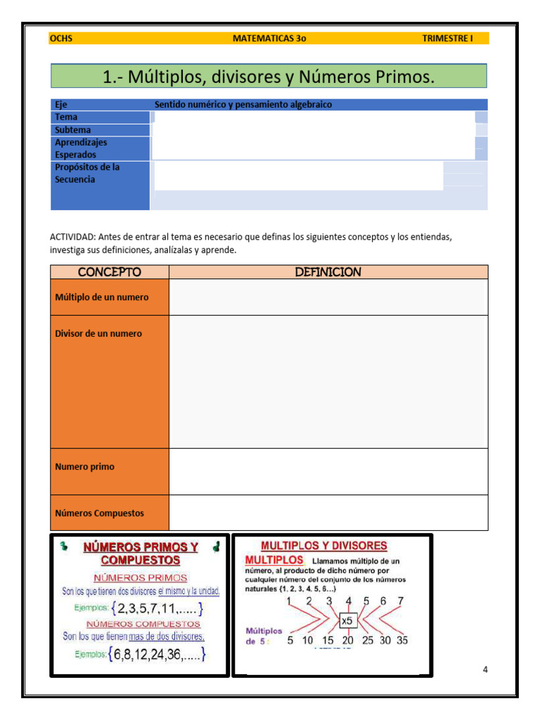 3o 1T ALUMNO MATEMATICAS CUADERNILLO PLAN 2017 | PDF | Matemáticas