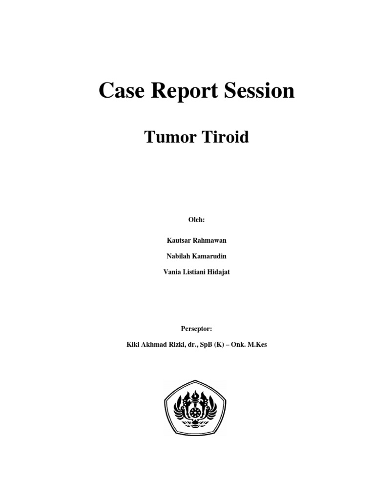 Crs Tumor Tiroid Onko | PDF
