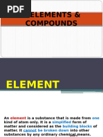 Elements and Compounds PowerPoint | PDF | Chemical Compounds | Molecules