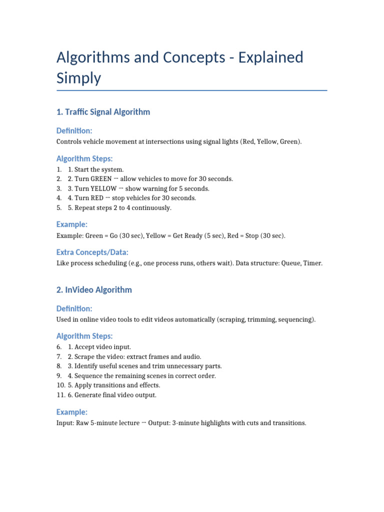 Algorithms Explained Simply | PDF | Graph Theory | Algorithms And Data Structures