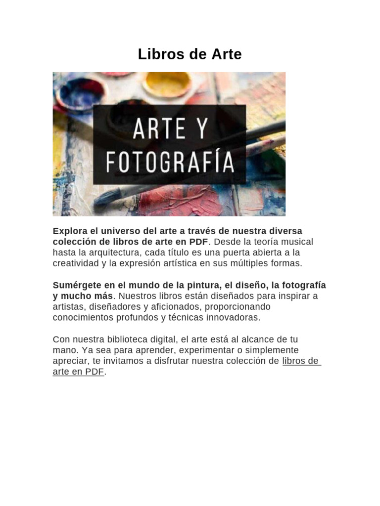 Libros de Arte Digital en PDF | PDF