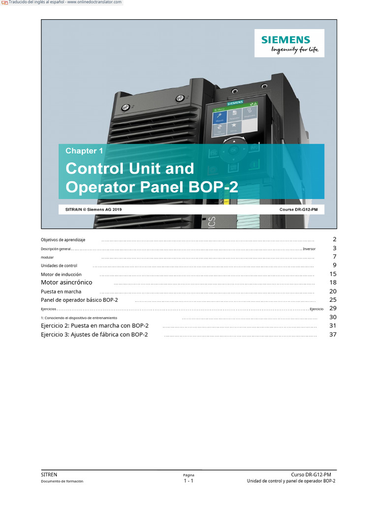 Manual del BOP-2: Control y Operación | PDF | Ingenieria Eléctrica ...