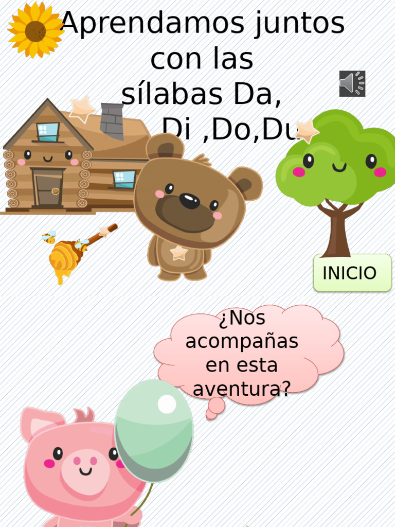Aprendo La Silaba DA DE DI DO DU | PDF
