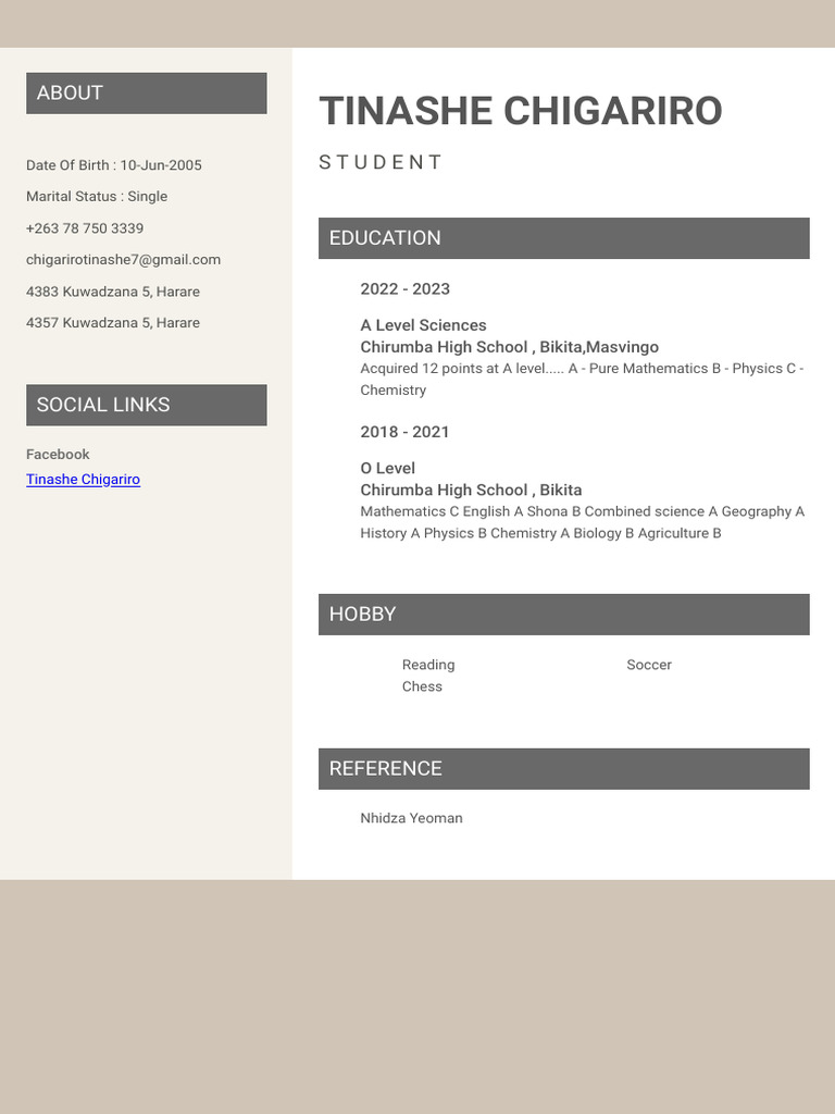 My CV | PDF