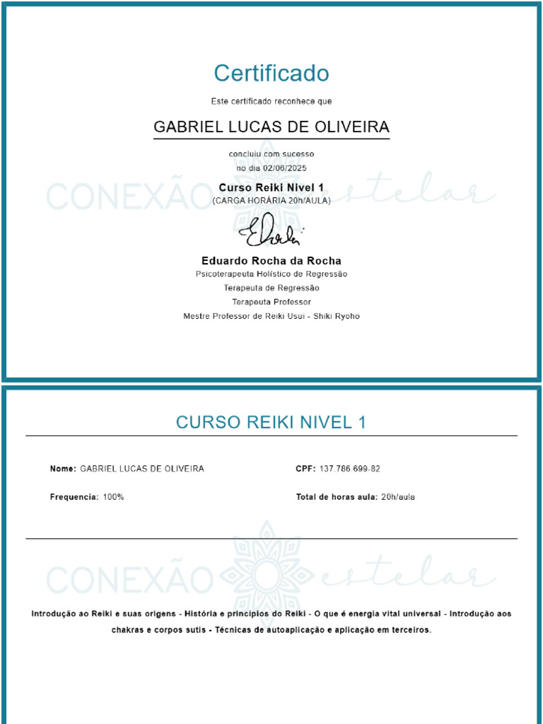 Certifica Do | PDF