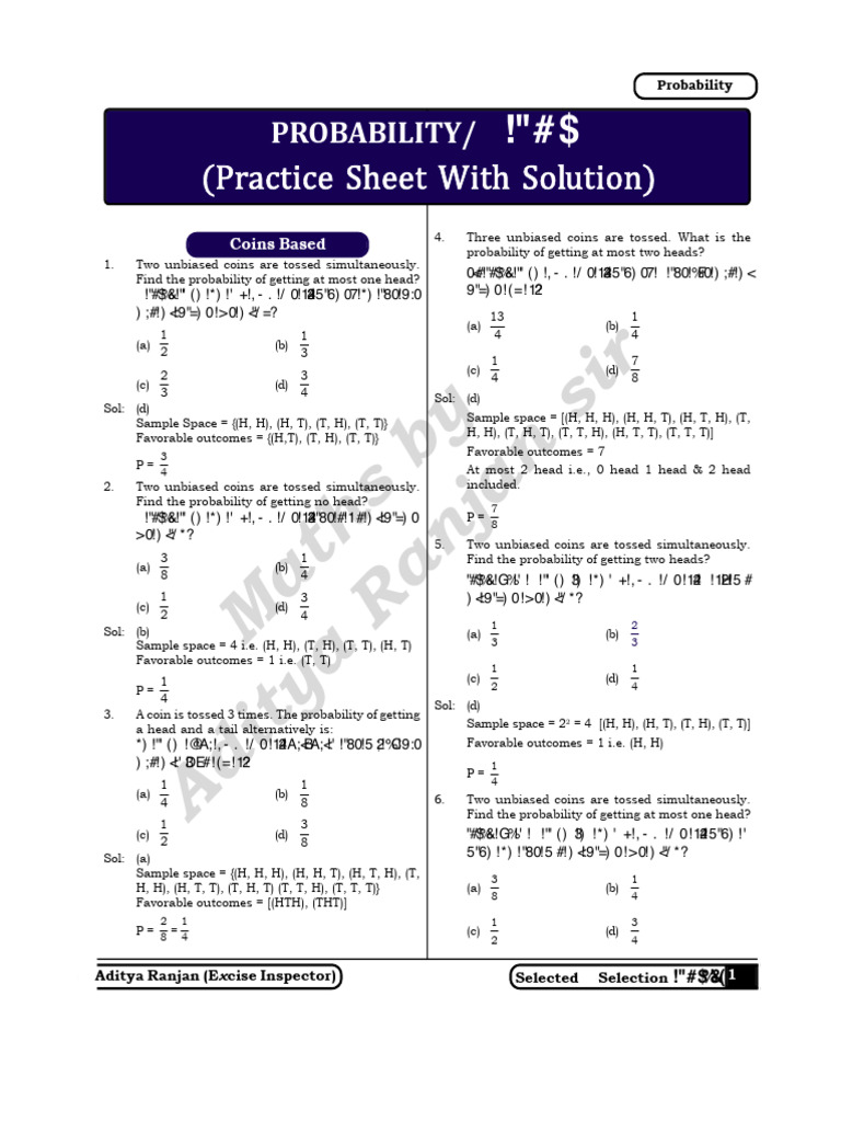 Google | PDF | Probability Theory | Probability