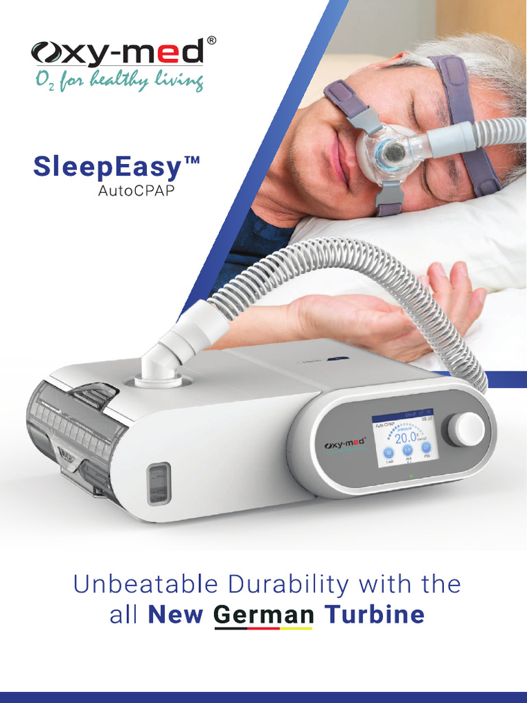 Oxymed SleepEasy Auto CPAP Machine-8532 - Brochure - Oxygen Times | PDF