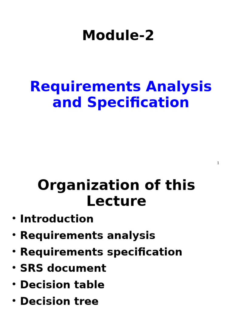 Requirements Analysis and Specification | PDF | Specification ...