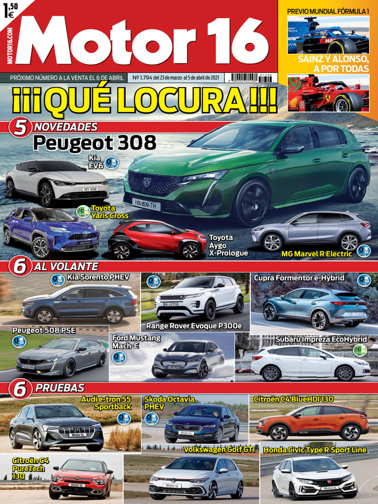 Revista Motor 16 23-3-21 | PDF | Coche | Vehículo de motor