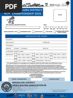RSFI Skater Registration 2025-26 | PDF | Justice | Crime & Violence