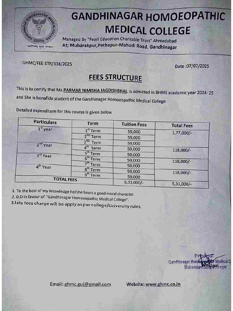 Fees Structure | PDF