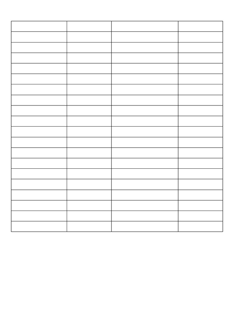Idioms Updated Table | PDF