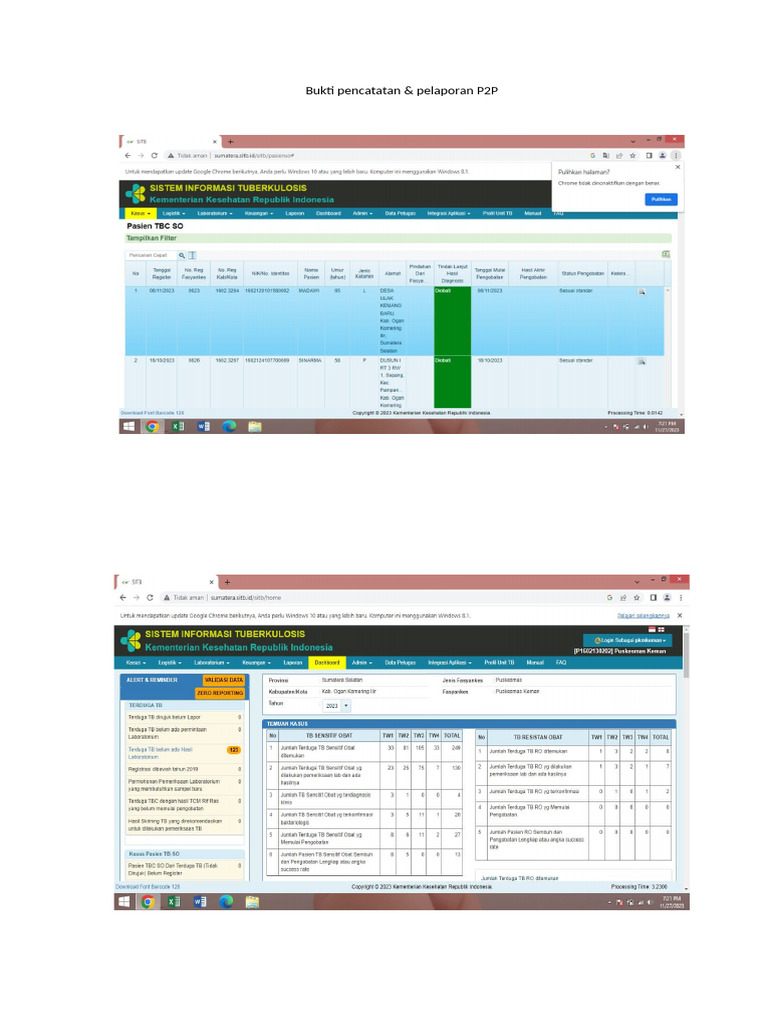 Bukti Pencatatan & Pelaporan P2P | PDF