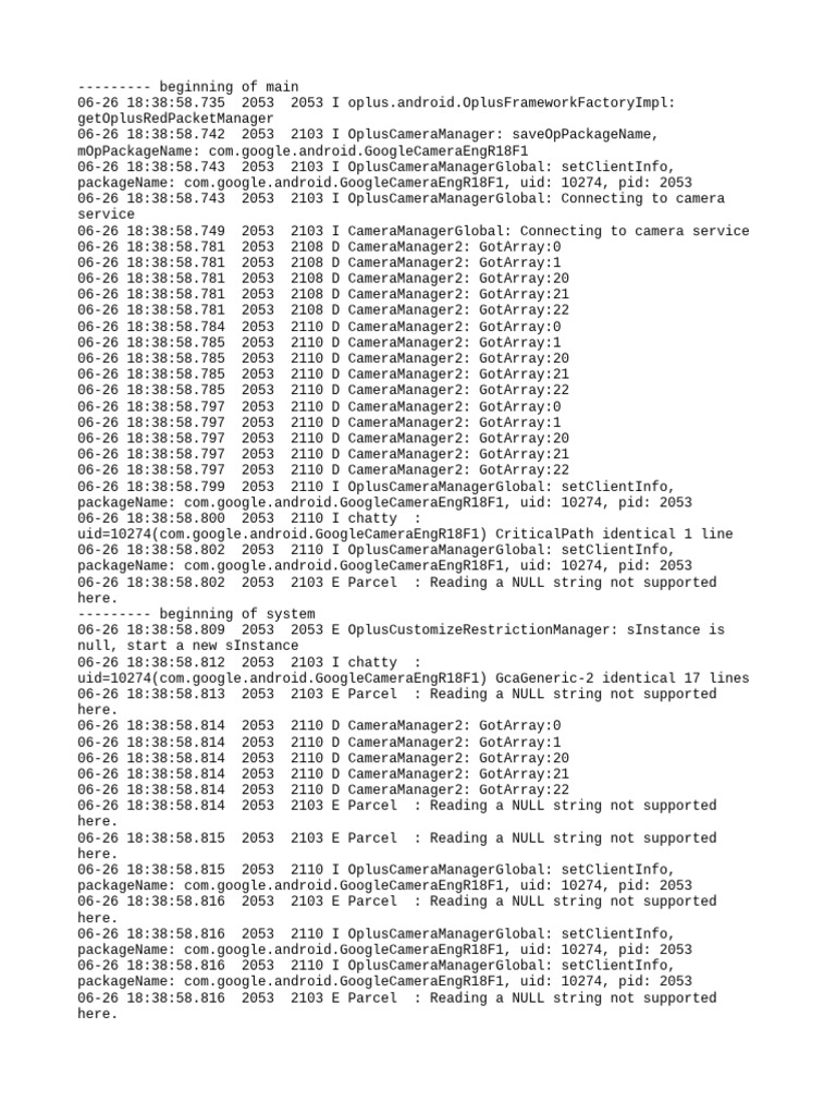 logcat1750945138600 | PDF | Computer Engineering | Computer Architecture