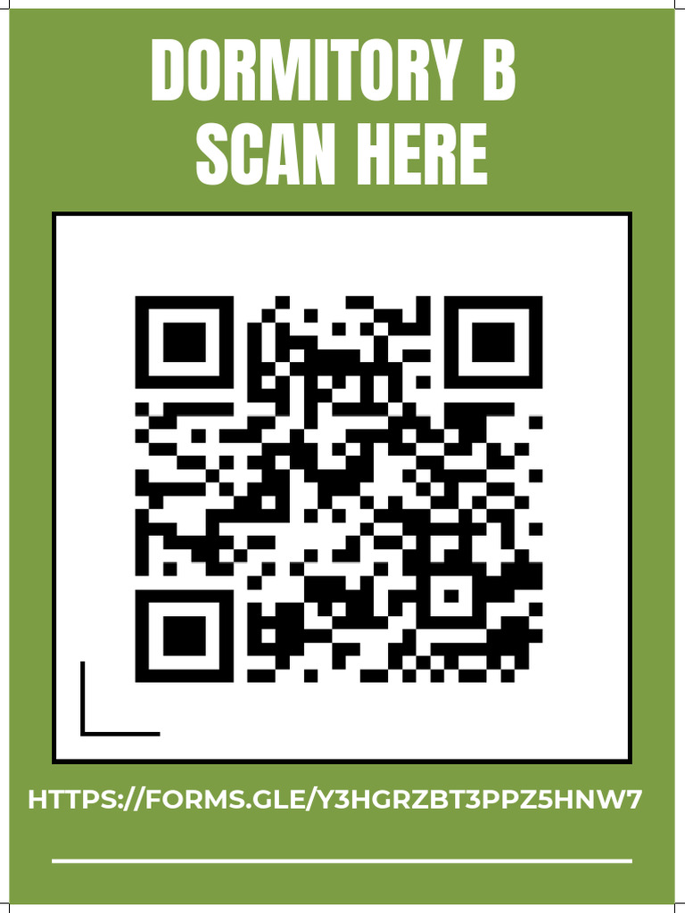 Dormitory B QR Code | PDF