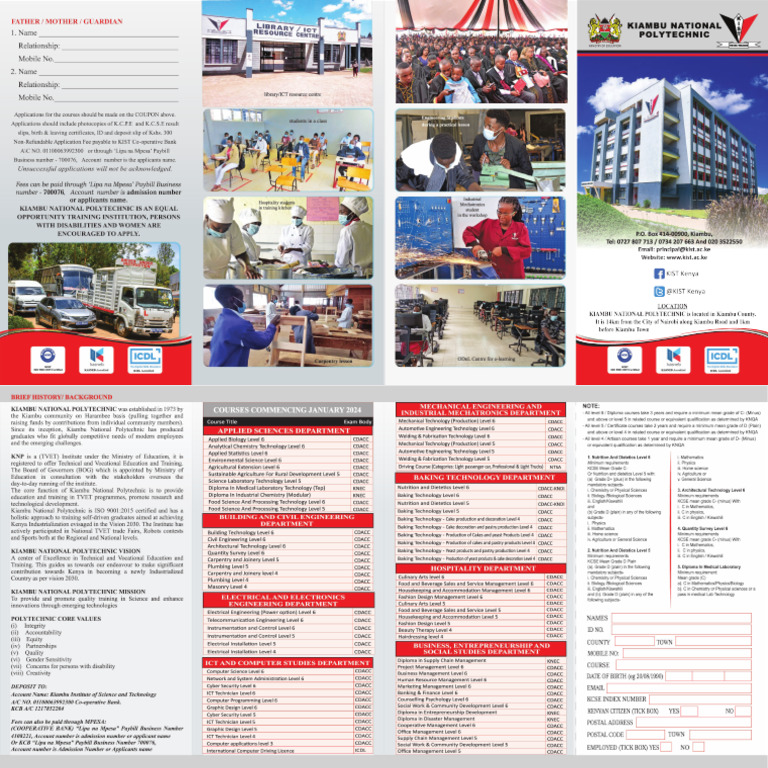 Kist Brochure January 2024 Intake | PDF