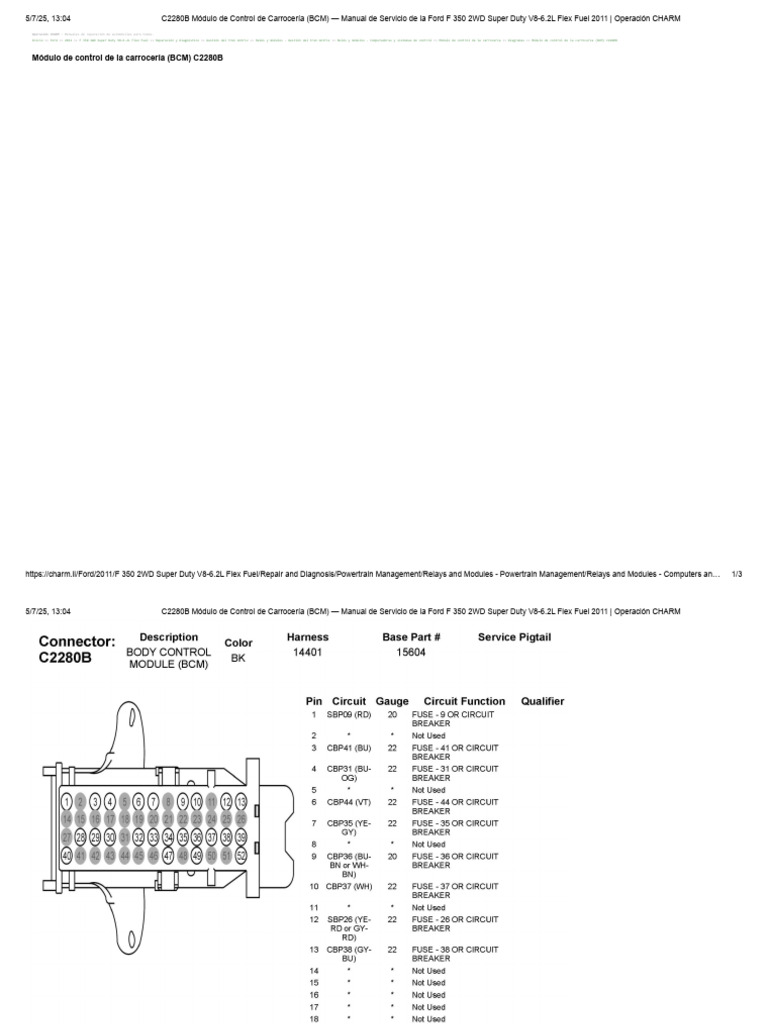 BCM Conector C2280B | PDF