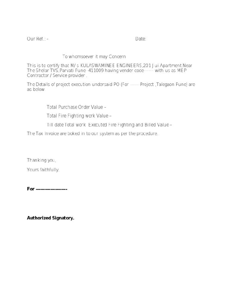 Draft Letter | PDF