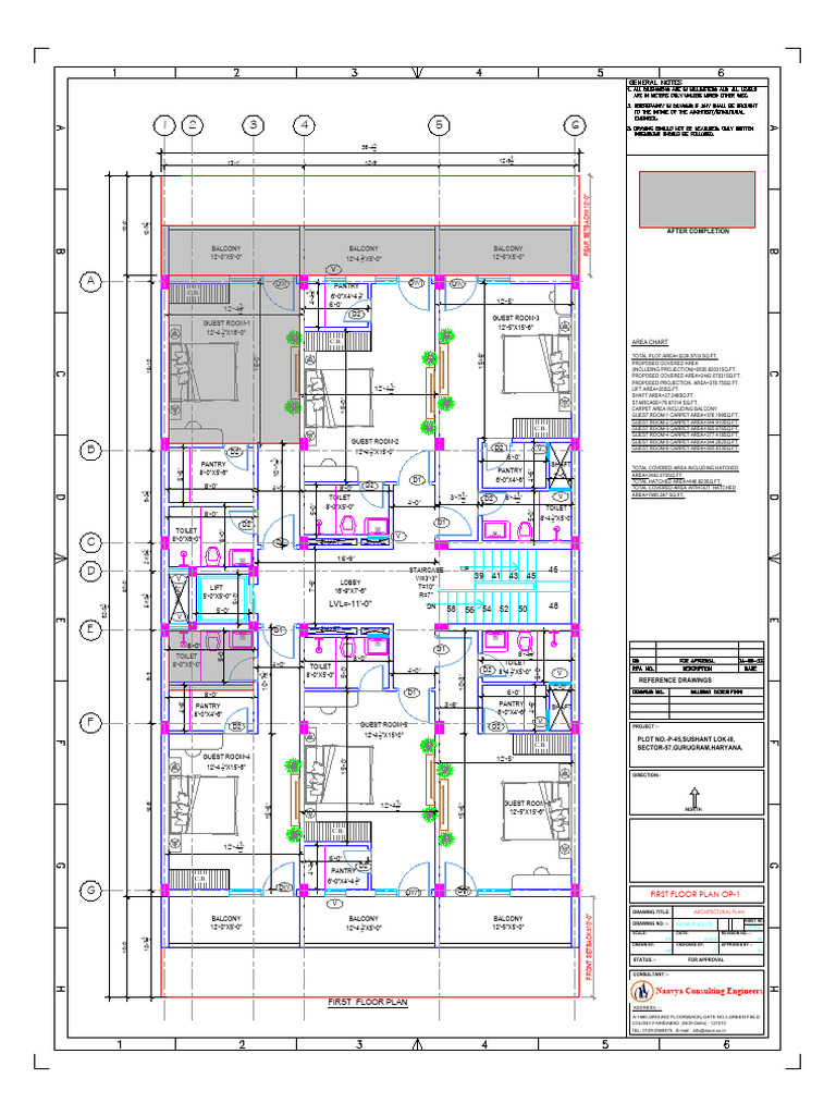 P-45 Working-First Floor Plan | PDF