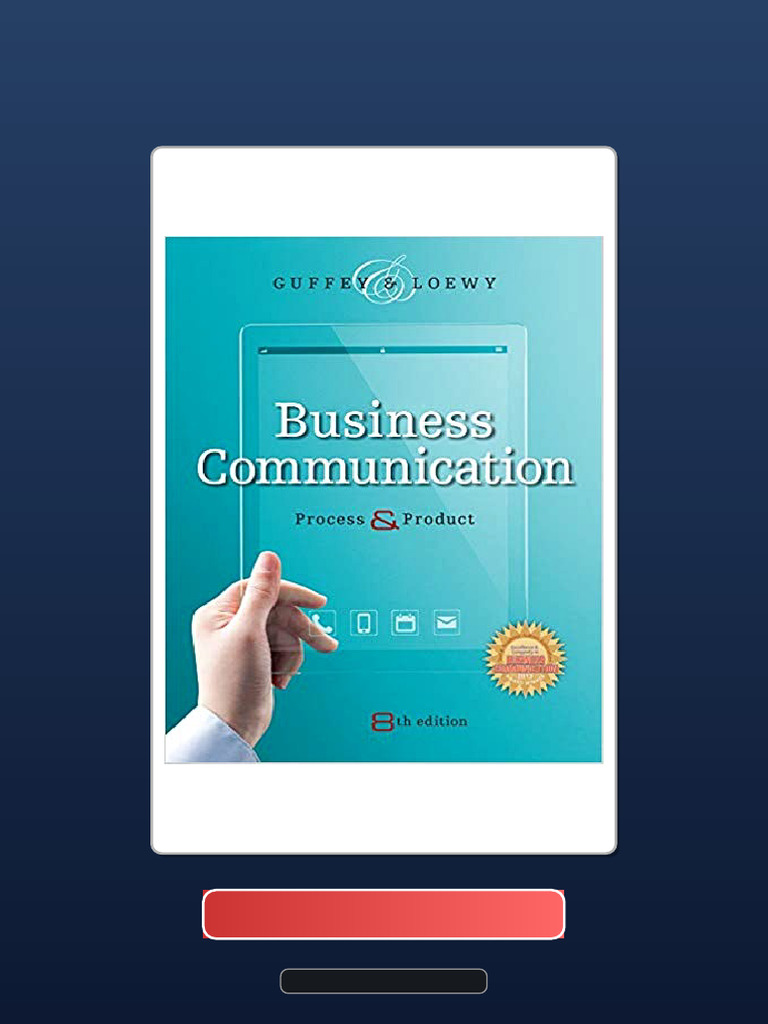 Business Communication Process and Product 8th Edition by Mary Ellen ...