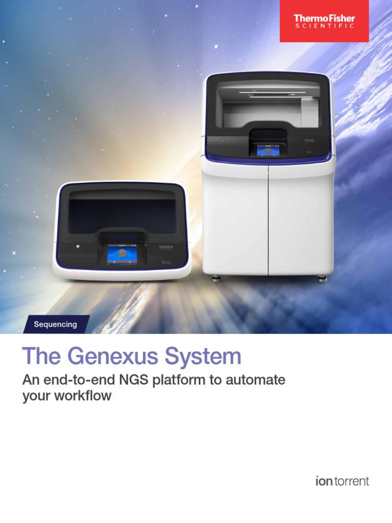 Genexus System End To End Brochure | PDF | Dna Sequencing | Verification And Validation