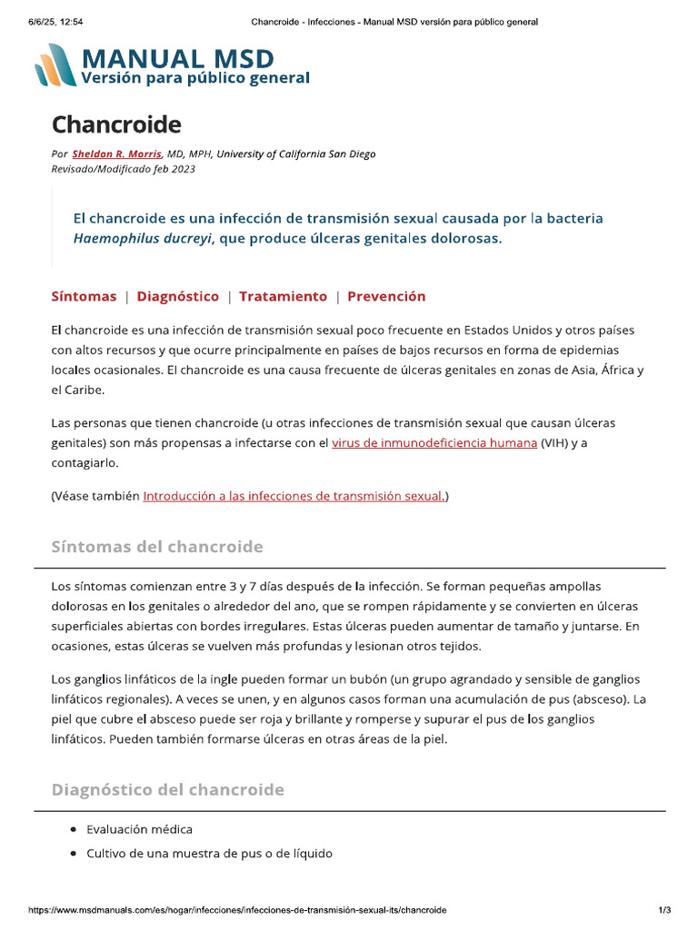 Chancroid e | PDF