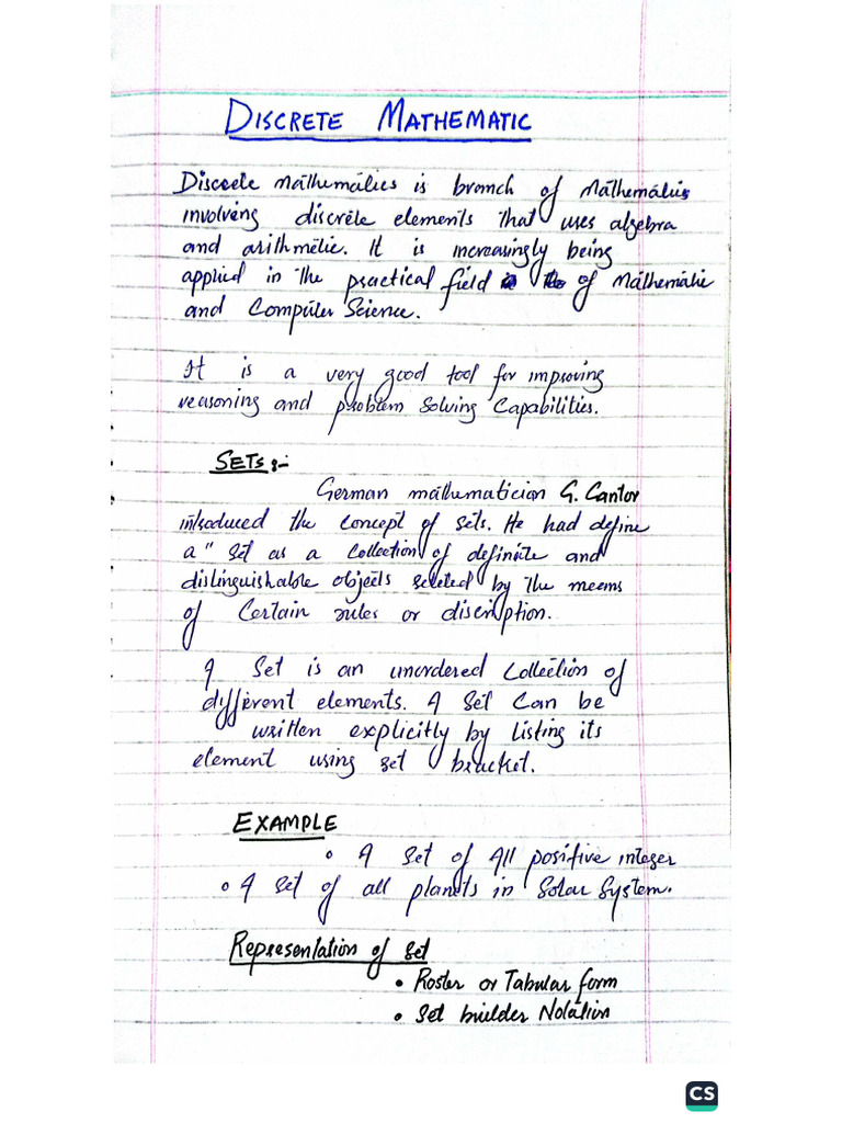 Discrete Structure 01 | PDF