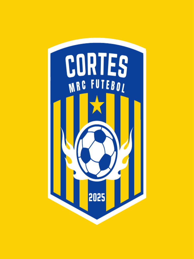Blue and Yellow Modern Football Club Badge Logo - 20250305 - 002944 ...