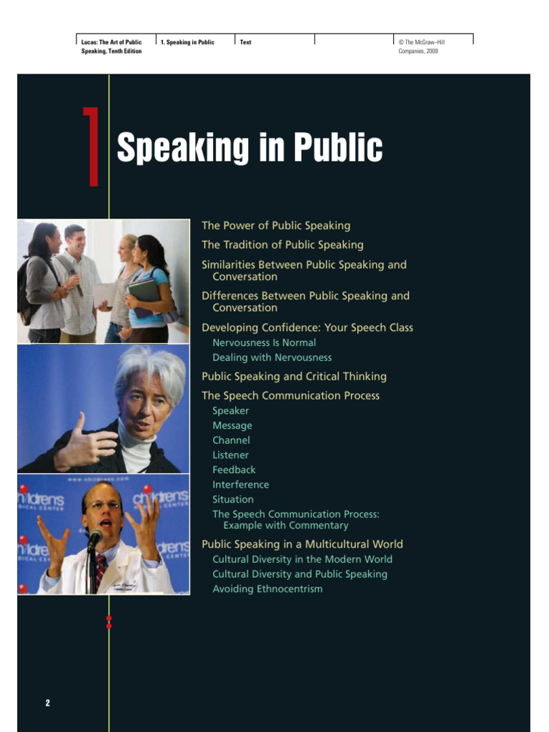 Stephen E. Lucas - The Art of Public Speaking, 10th Edition (2008 ...