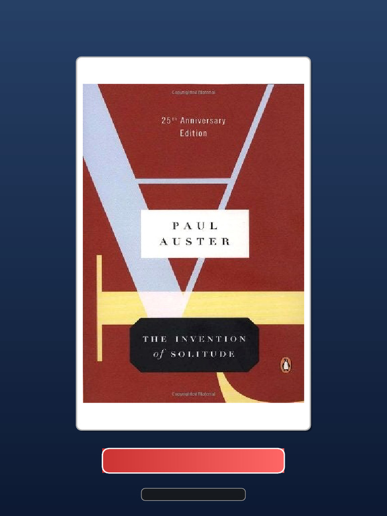 The Invention of Solitude Official Test Bank | PDF | Educational ...