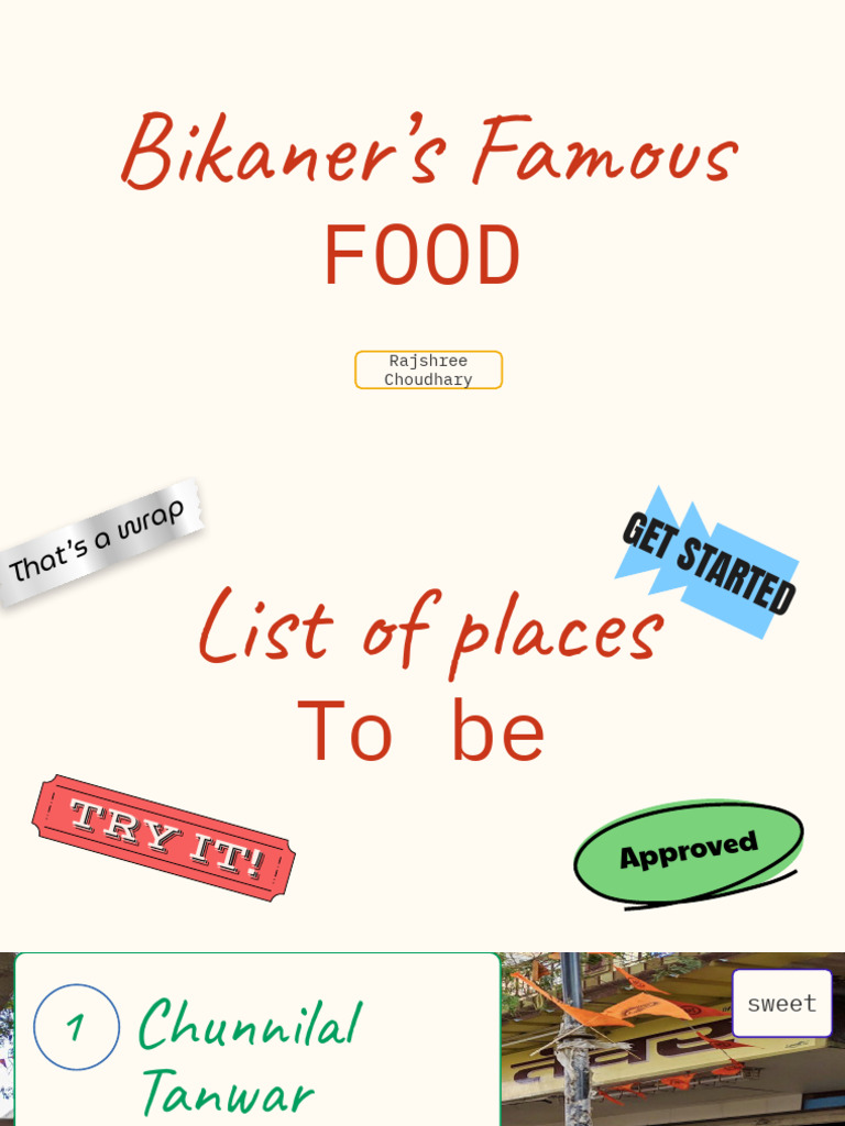 Bikaner's Famous | PDF