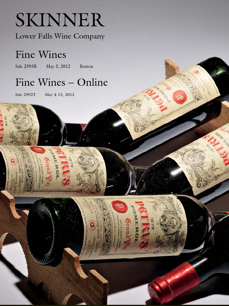 Fine Wines - Skinner Auctions 2593B and 2592T | PDF | Aroma Of Wine | Wine