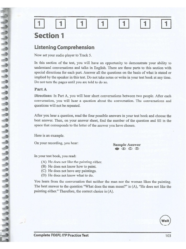 TOEFL Itp Mock Test Ch6 | PDF