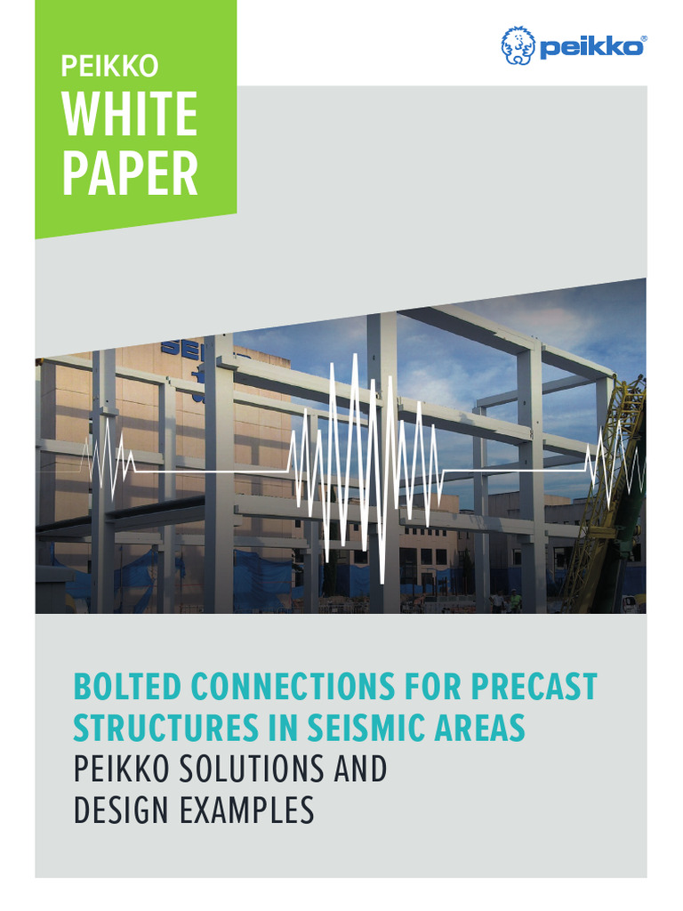 Seismic Bolted Connections in Precast Structures | PDF | Beam ...