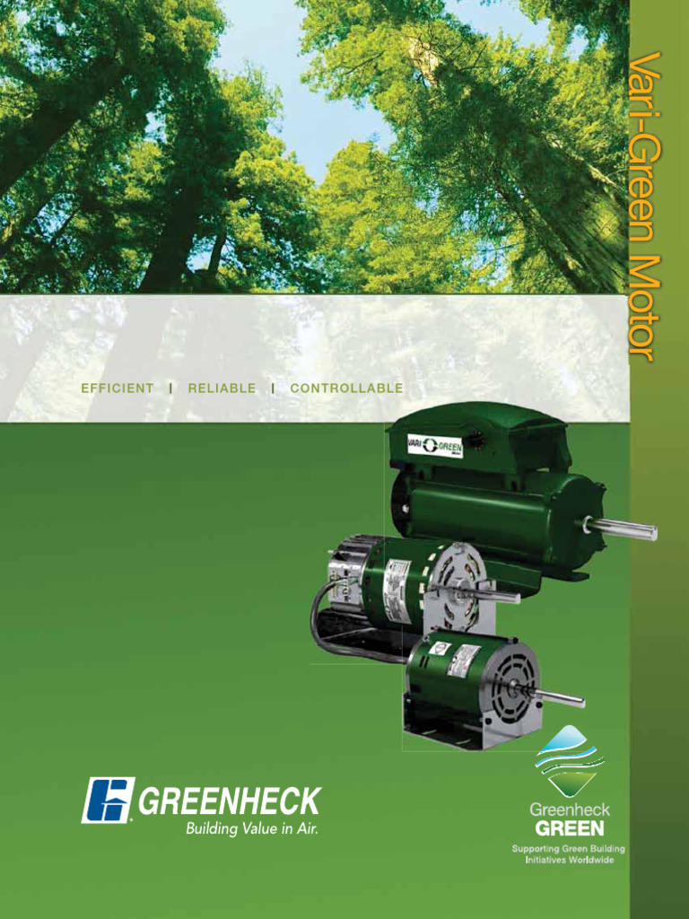 Vari-Green Motor: Energy-Efficient Solution | PDF | Electric Motor ...
