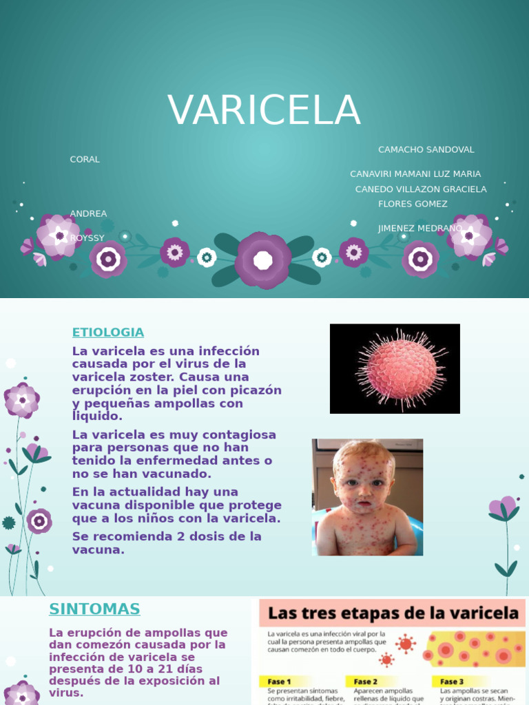 VARICELA | PDF | Enfermedades y trastornos | Especialidades Medicas