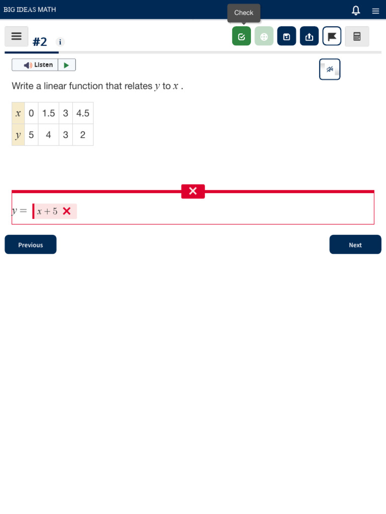 Linear Function from Given Data | PDF