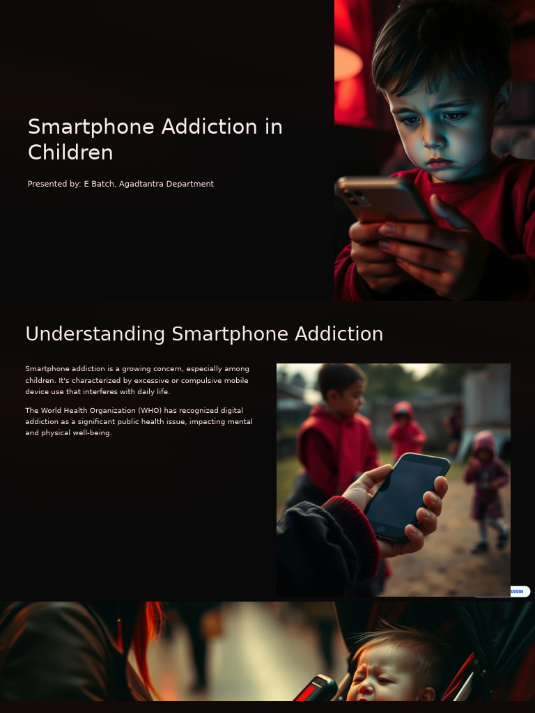 Managing Children's Smartphone Addiction | PDF | Human Diseases And ...
