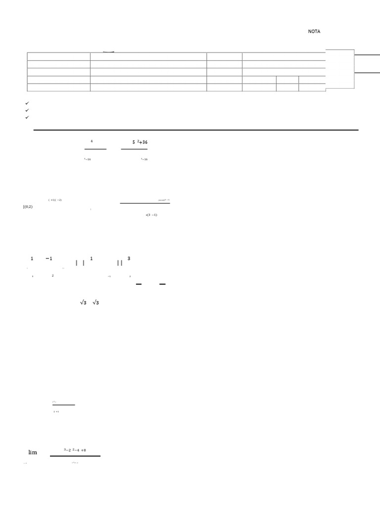 Examen Final de Matematica | PDF | Conceptos matemáticos | Geometría Elemental