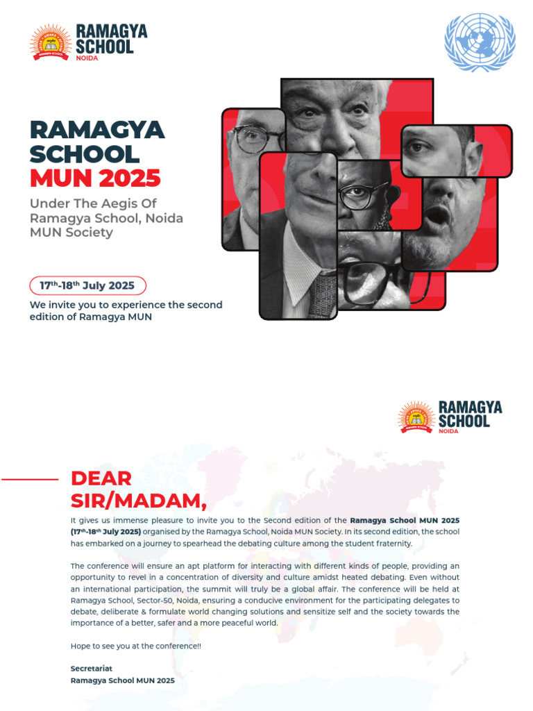 Detailed Brochure MUN A4 July 2025 | PDF | United Nations Security ...