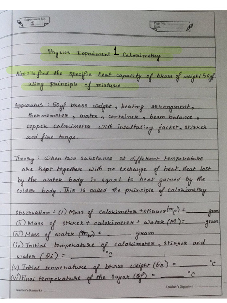 Class 10 Phy Prac PDF | PDF