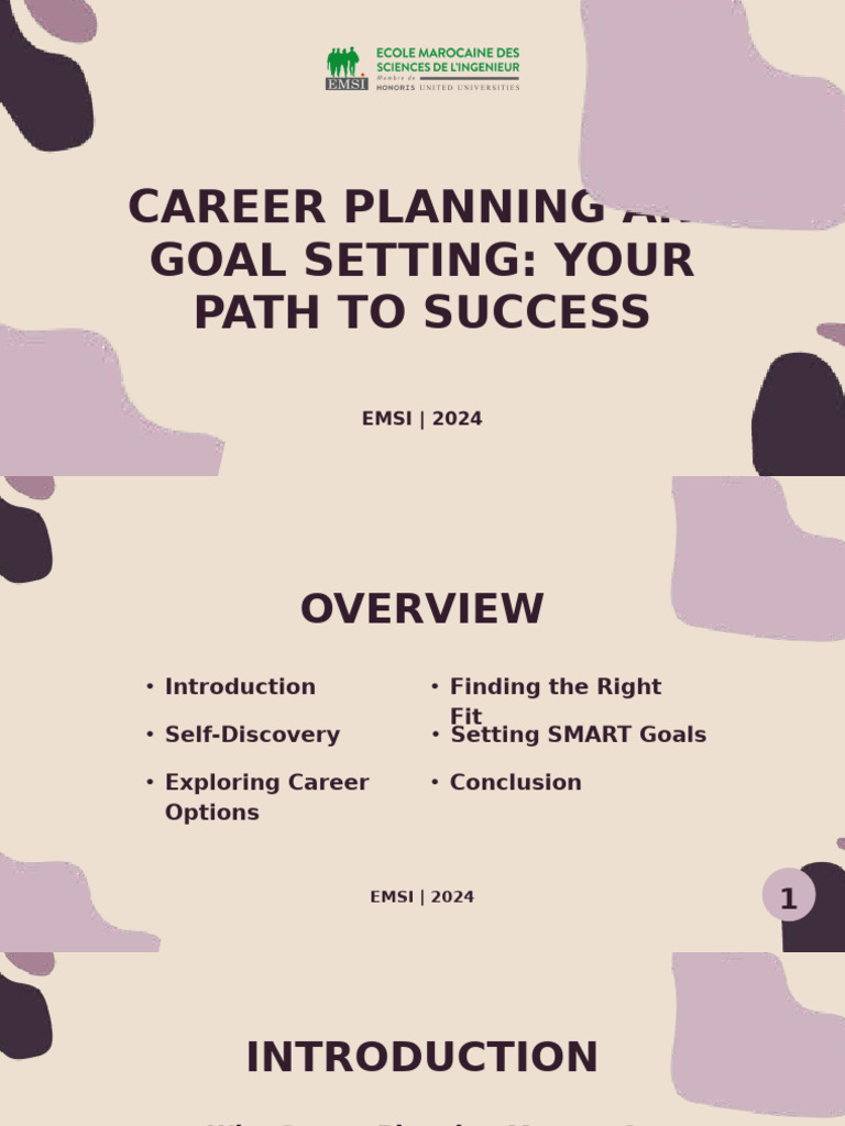 Career Planning and Goal Sitting | PDF | Goal | Cognition