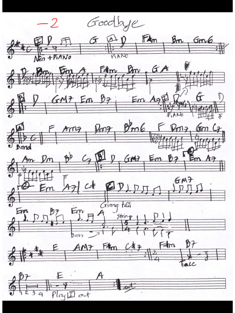 Goodbye | PDF