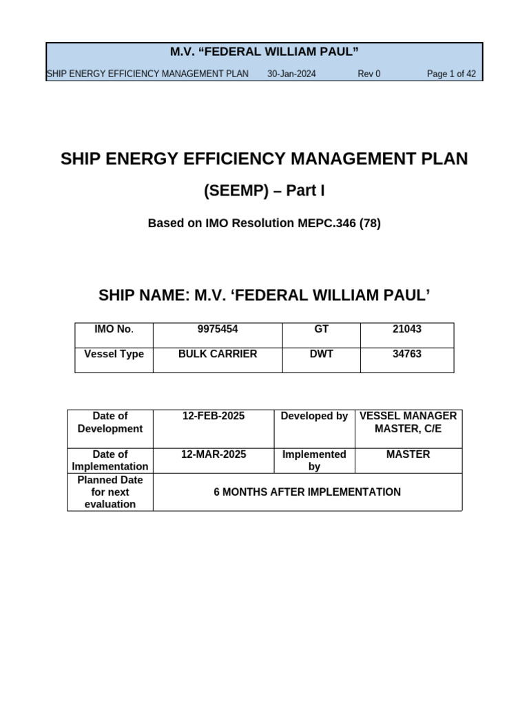 01 Seemp Part I - Federal William Paul | PDF | Boiler | Greenhouse Gas