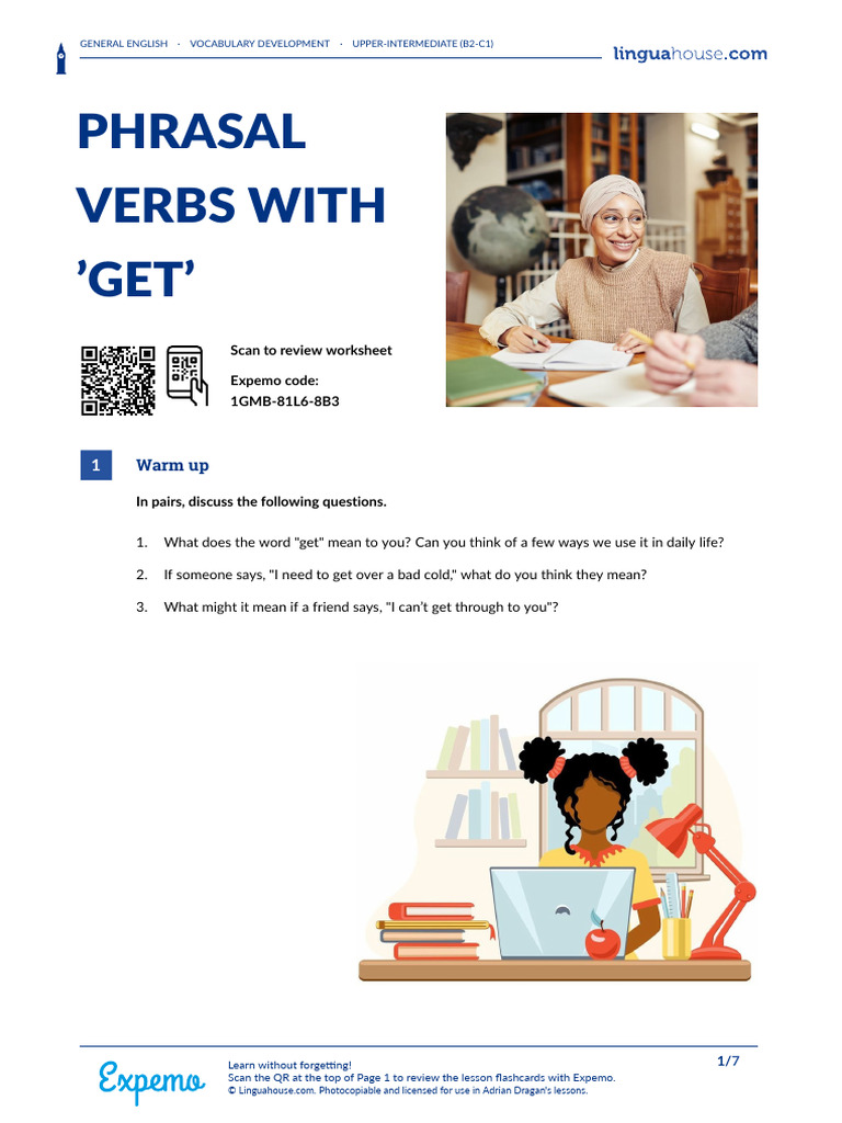 Phrasal Verbs With Get British English Teacher B2 C1 | PDF