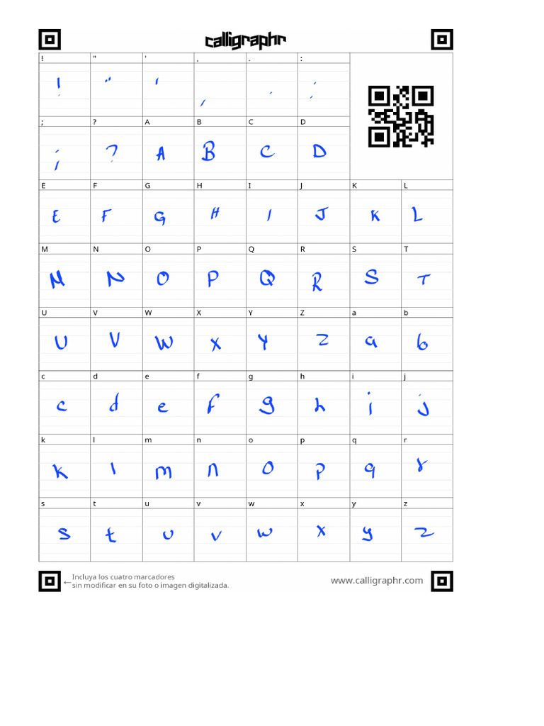 Calligraphr-Template 250707 234115 | PDF