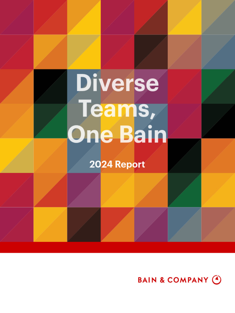 Bain Report Diverse Teams One Bain | PDF | Empathy | White Americans